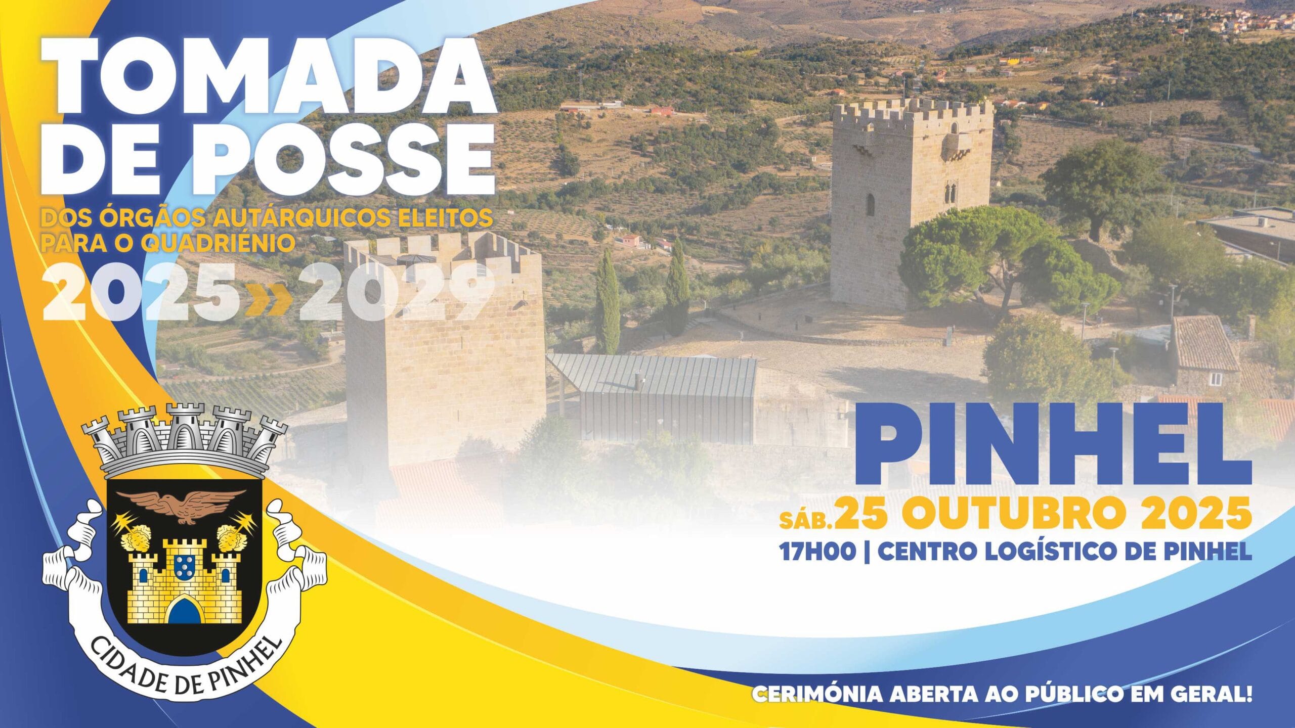 Ato público de instalação dos Órgãos Autárquicos – Pinhel, Cidade Falcão